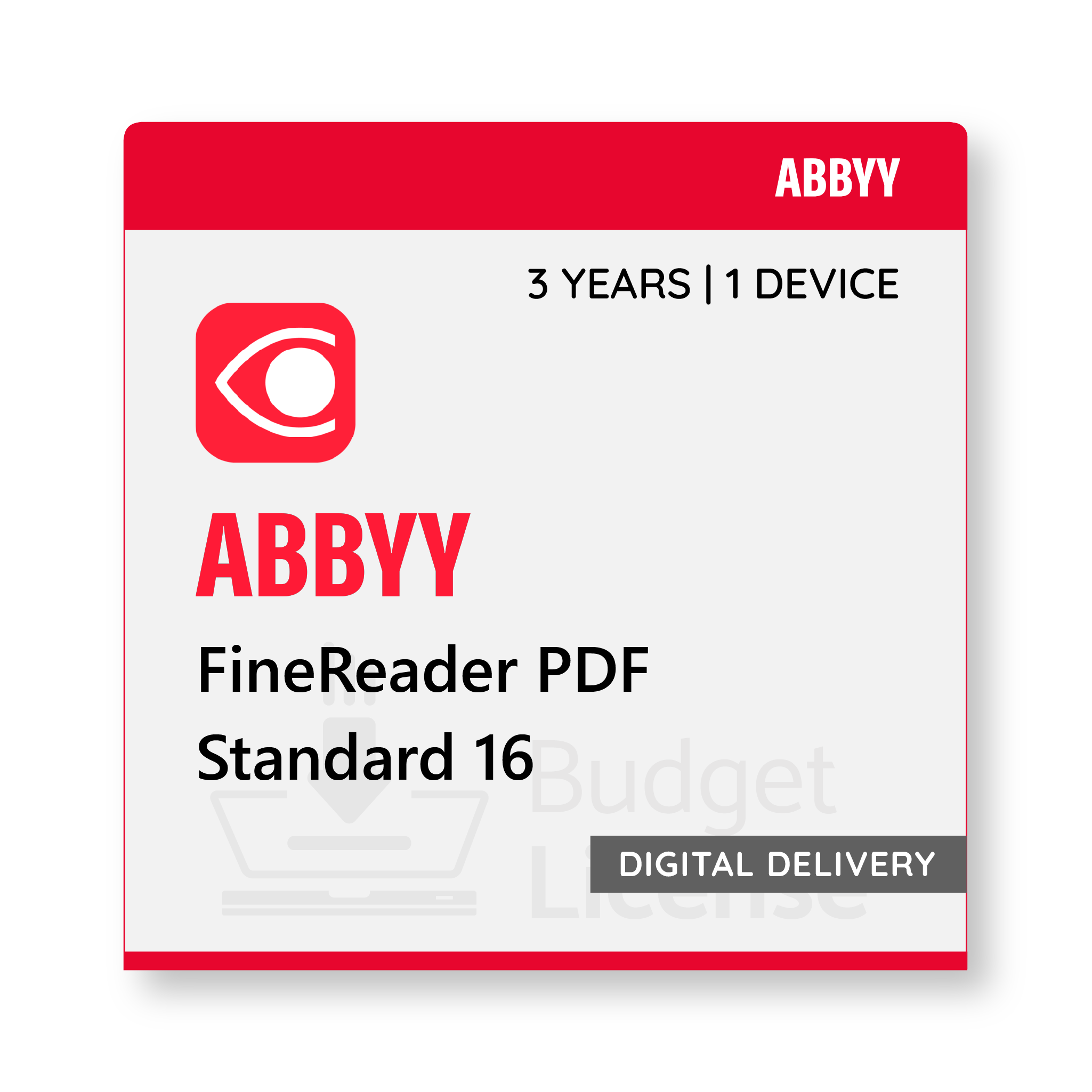 ABBYY Finereader PDF Standard 16 | 1 Device, 3 Years - Digital Deliver ...