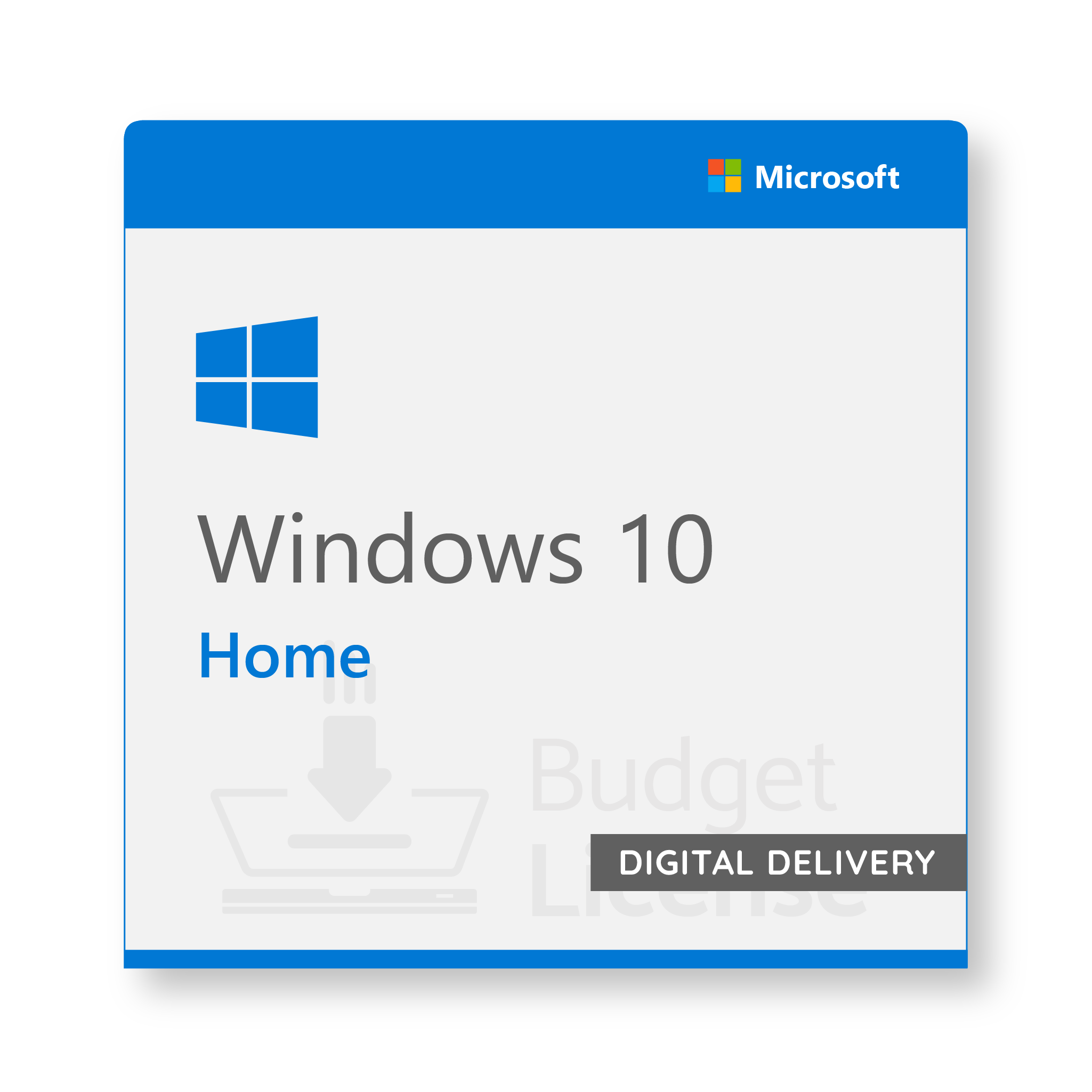 Windows 10 Home - Digital Delivery – BudgetLicense