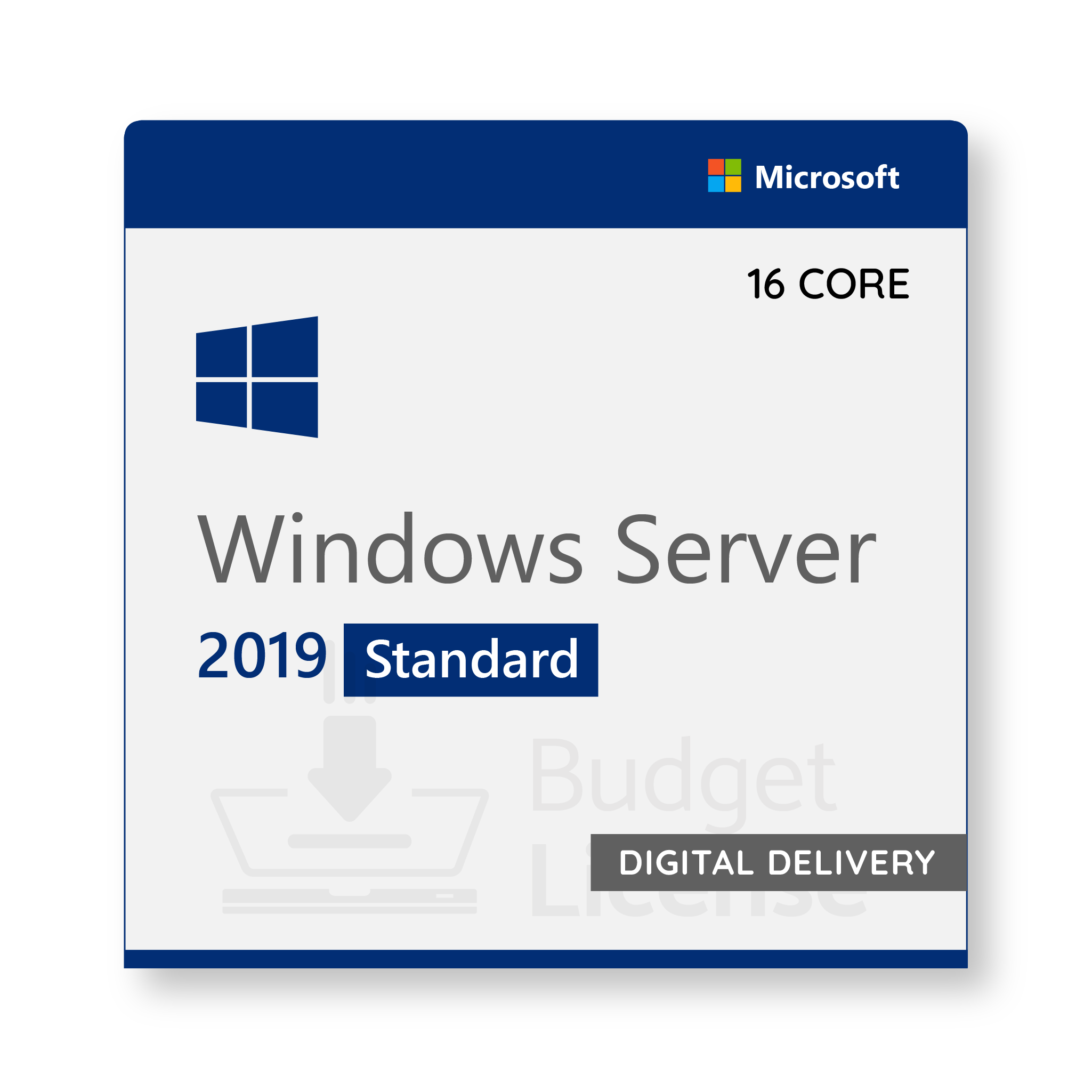 Windows Server 2019 Standard | 16-Core - Digital Delivery – BudgetLicense